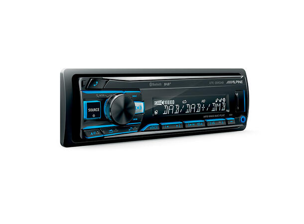 Alpine UTE-204DAB hovedenhet 4x50W DAB+ Bluetooth USB AUX - Audiocom