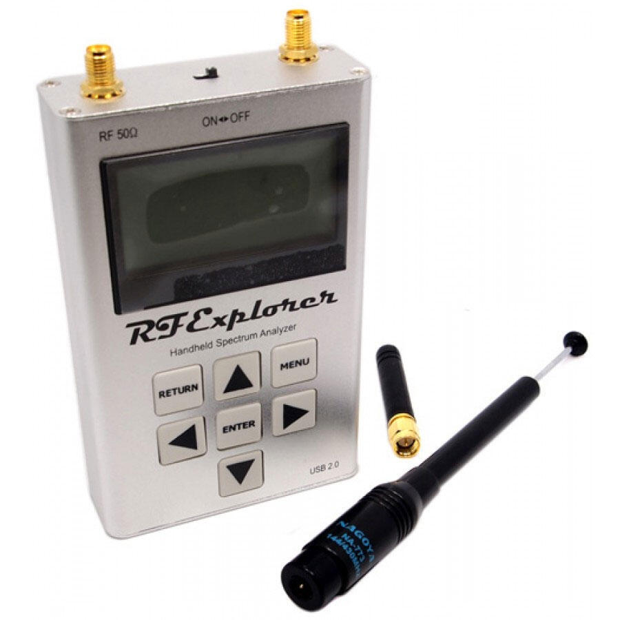 RF Explorer måleinstrument sett for måling av DAB signaler - Audiocom