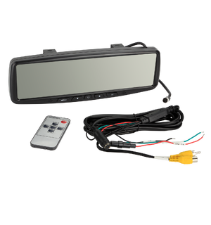 EchoMaster MM-43CL – 4,3" monitor/speil universal feste 2x video inn ...